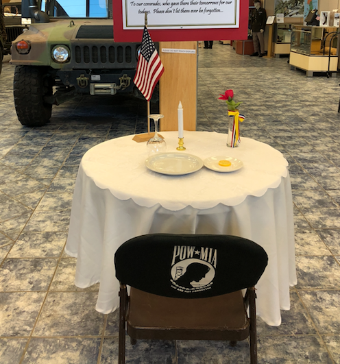 MRFF Supporter sends photo of POW/MIA Table Done Right – Military ...