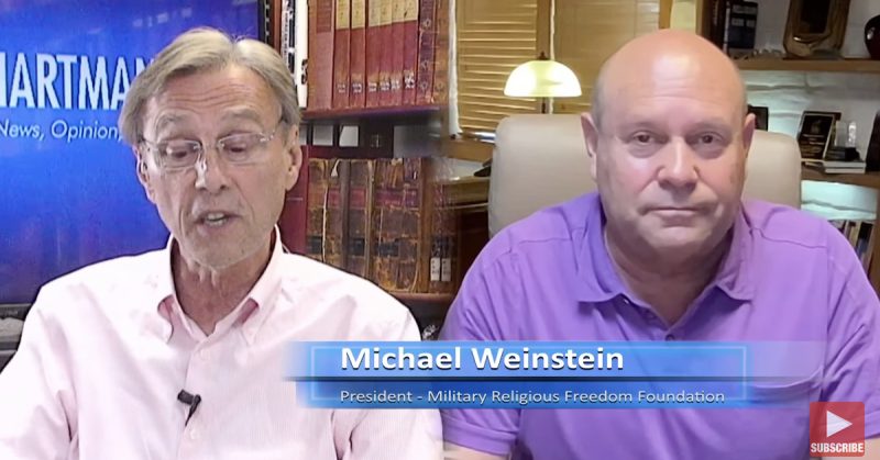 Mikey Weinstein on the Thom Hartmann Program discussing Christian ...