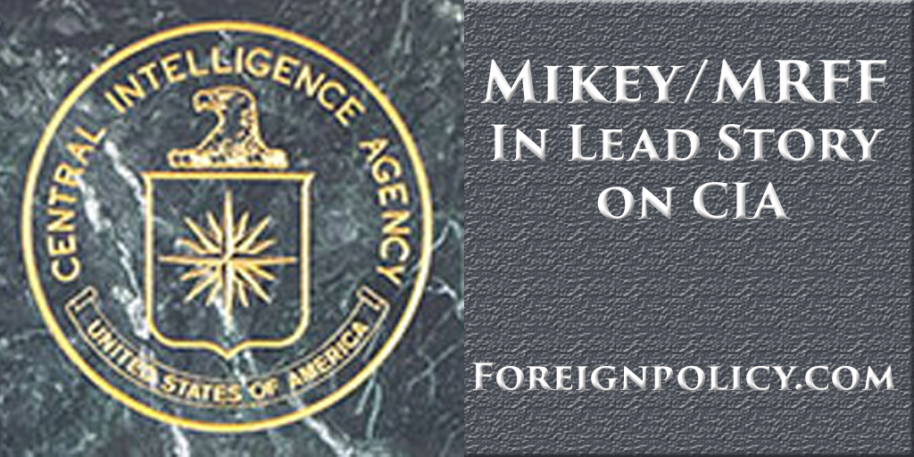 MRFF PROVIDES INSIGHT ON CIA LACK OF DIVERSITY AND BIGOTED CULTURE IN ...